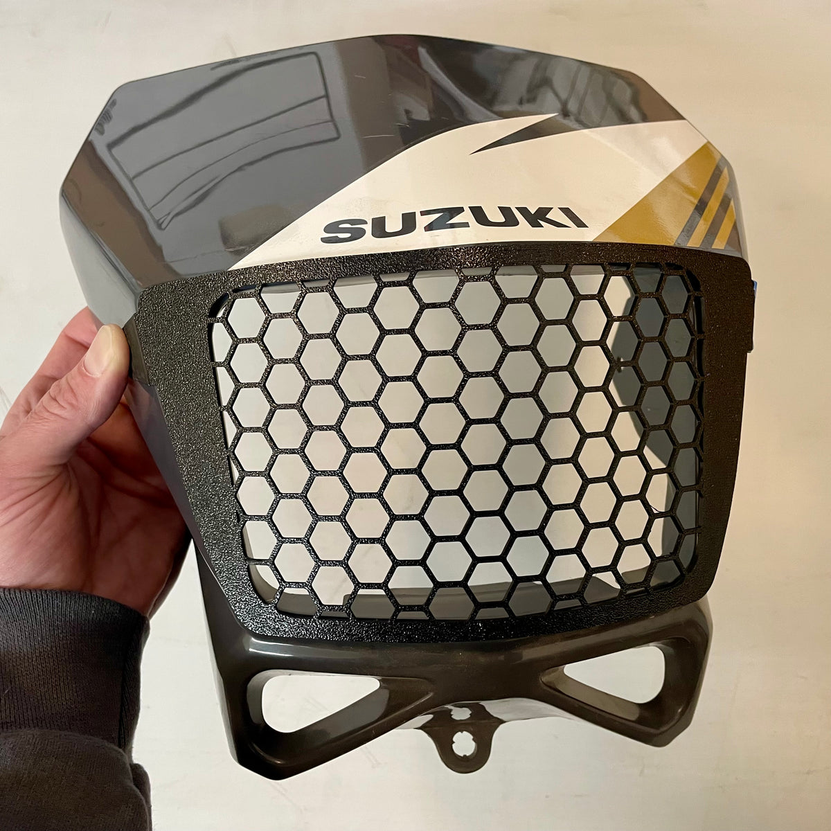 DR650 Headlight Guard – JNS Engineering