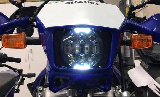 DR650 Round DOT LED Headlight Kit – JNS Engineering