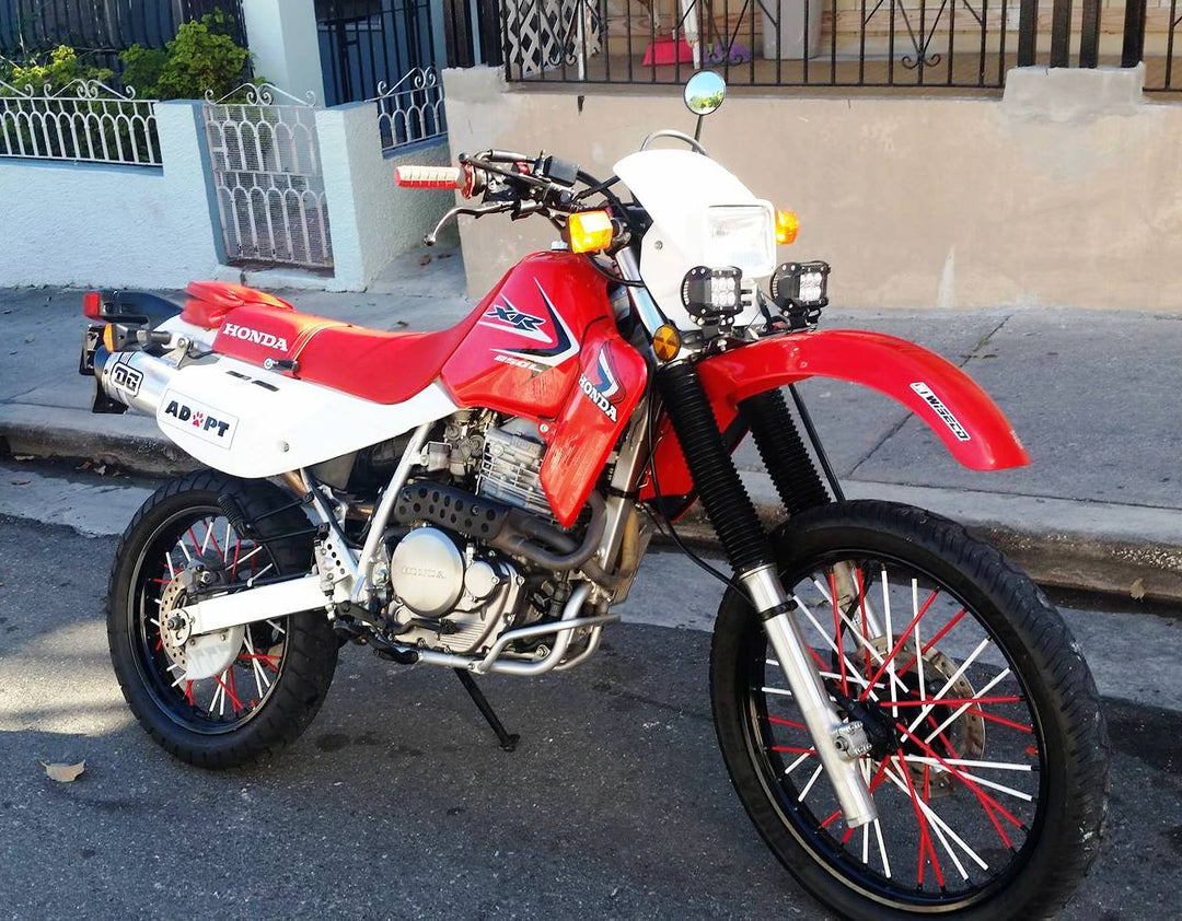 XR650L Auxiliary LED Light Mount – JNS Engineering